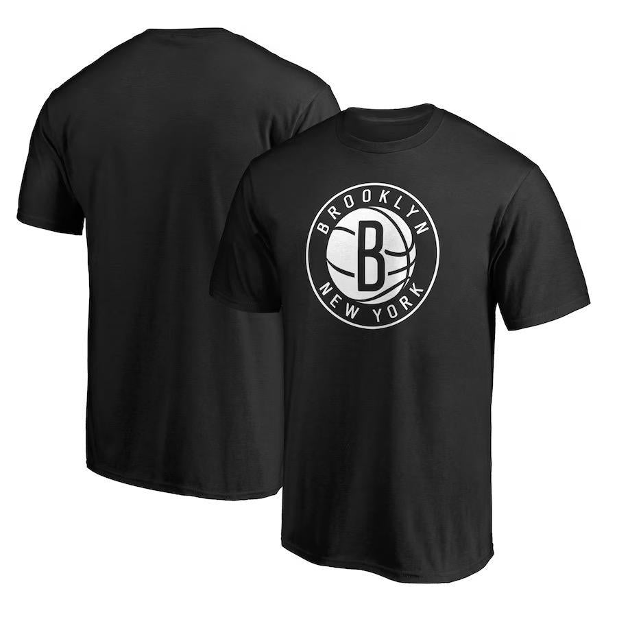 Brooklyn Nets Logo Wordmark Tee Black – SPORTSMANIA