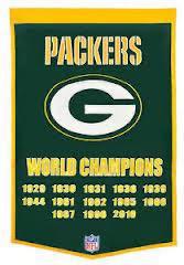 Green Bay Packers Dynasty Championship Banner – SPORTSMANIA