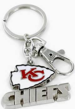 KANSAS CITY CHIEFS TEAM LOGO HEAVYWEIGHT KEYCHAIN – SPORTSMANIA