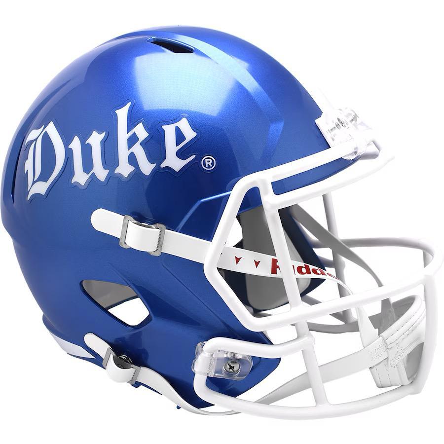 Duke Blue Devils Riddell Royal Gothic Speed Replica Helmet – SPORTSMANIA